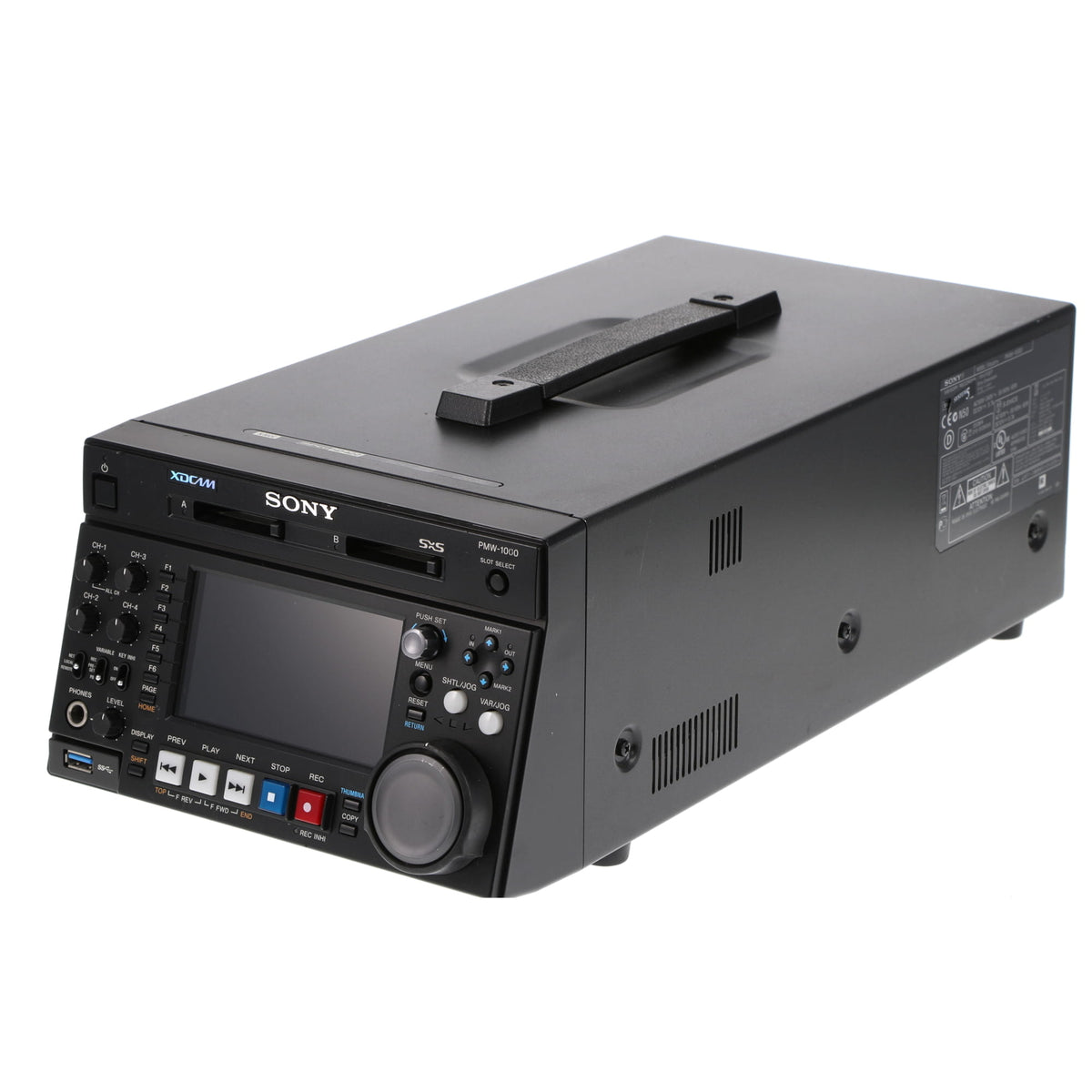 【中古品】SONY PMW-1000 XDCAM HD422 レコーダー - 業務用撮影・映像・音響・ドローン専門店 システムファイブ