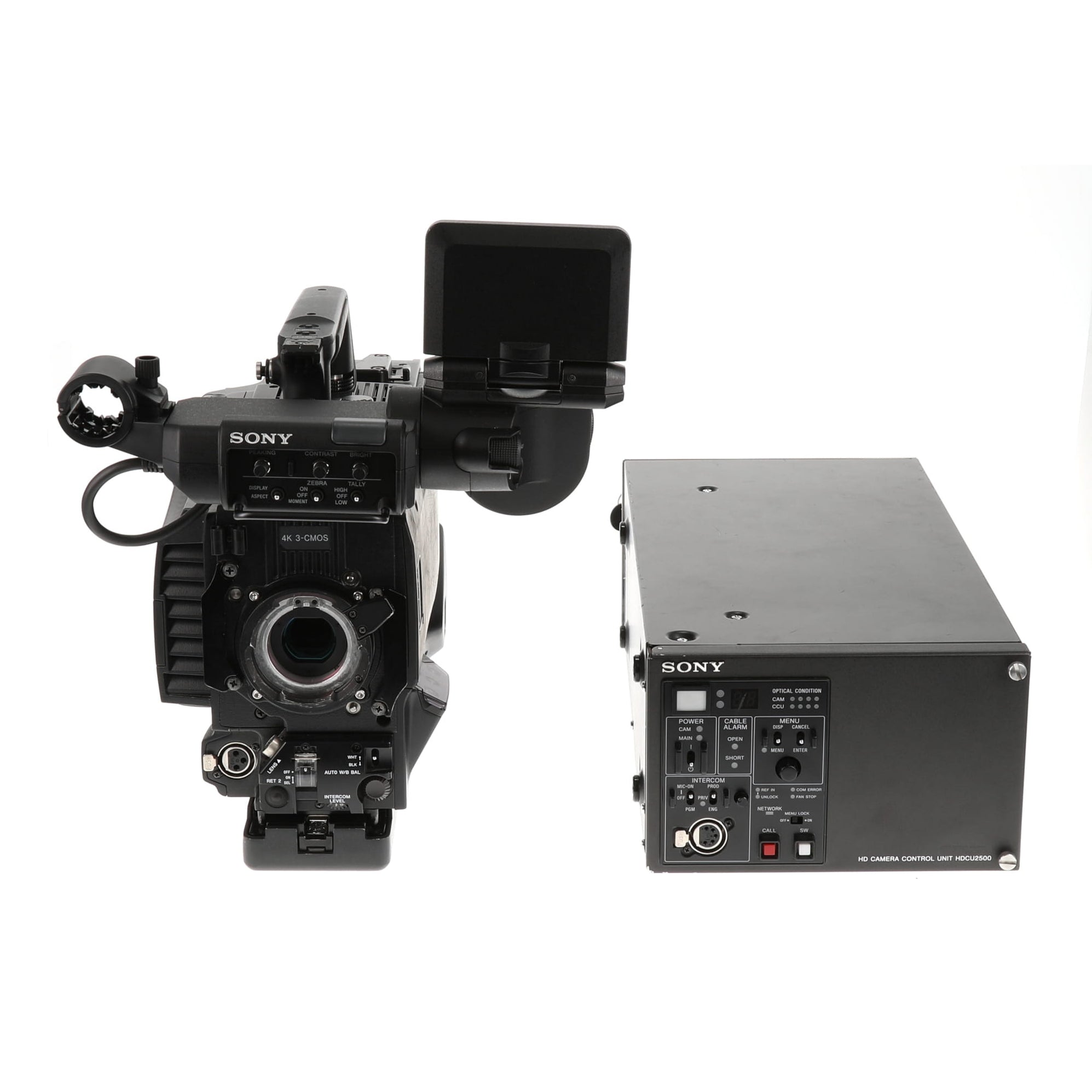 【中古品】SONY HDC-4300/T + HDCU-2500/T + BPU-4000 + RCP-1501 マルチフォーマットポータブ ...