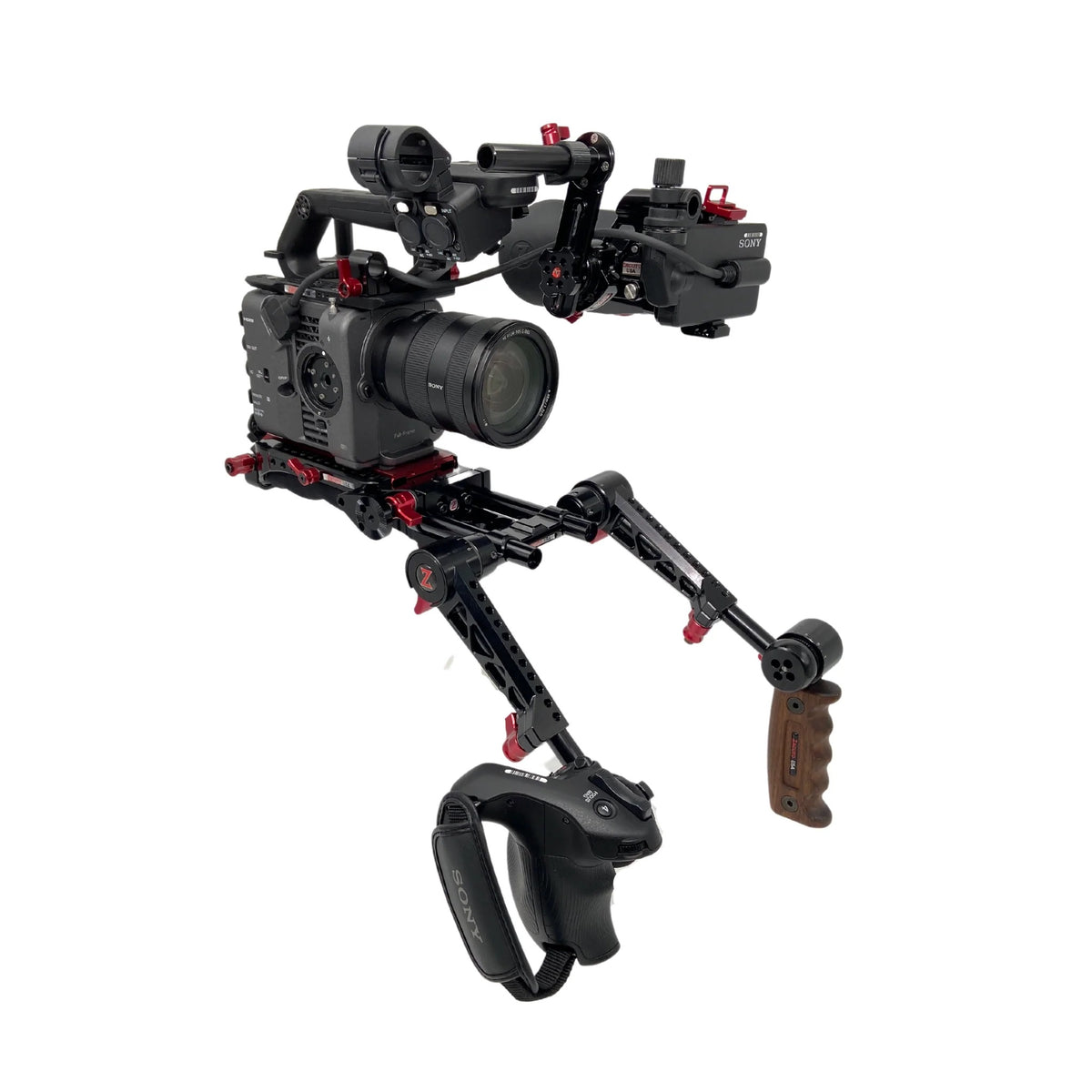 Zacuto Z-SX6ZR-PDG Zファインダーリコイルプロ デュアルトリガーグリップキット（Sony FS6用） - 業務用撮影・映像 ...